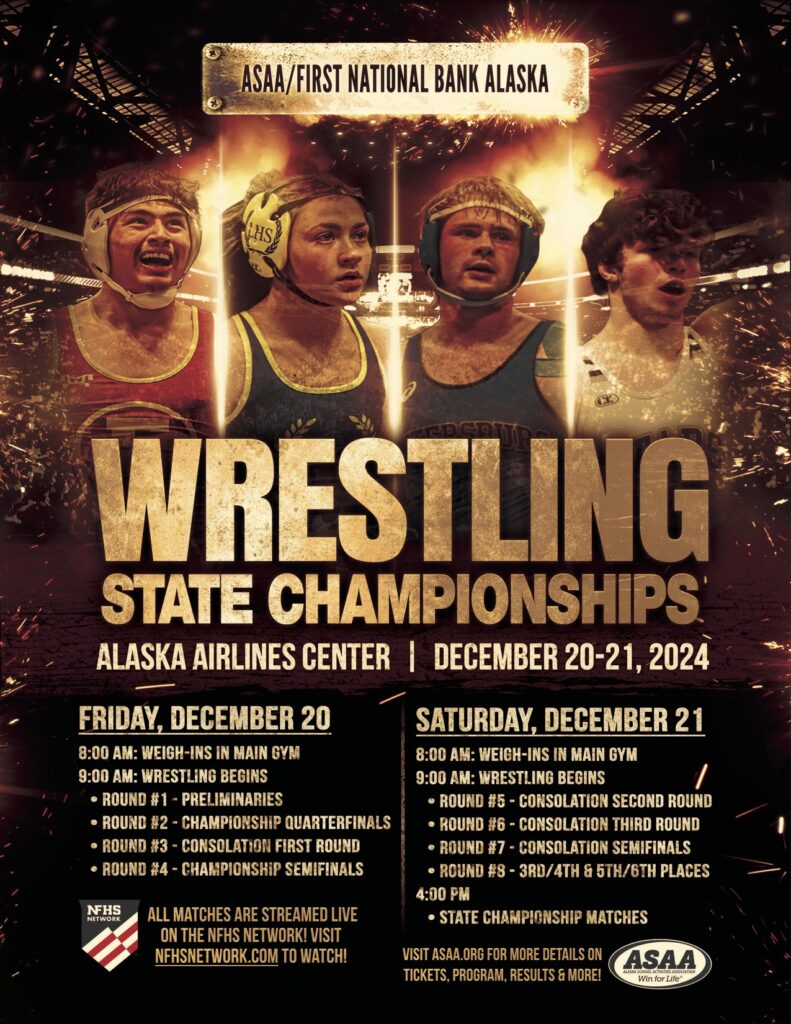 ASAA 3A/4A STATE WRESTLING CHAMPIONSHIPS - Day 1 - Alaska Airlines Center